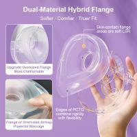 China Hands-free Electric Breast Pump with 12 Levels High Suction and Liquid Silicone Flange for Nursing for sale