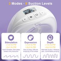 China Food Grade Moms Airflow Breast Pump Cordless 180ml Lightweight for sale