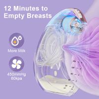 China Automatic Portable Wearable Breast Pump Milk Extractor For Breastfeeding for sale