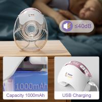 China Automatic Portable Wearable Breast Pump Milk Extractor For Breastfeeding for sale