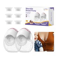 China Automatic Portable Wearable Breast Pump Milk Extractor For Breastfeeding for sale