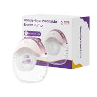 China Hygienic Wearable Breast Pump Rechargeable Battery Powered Soft Silicone Flanges for sale