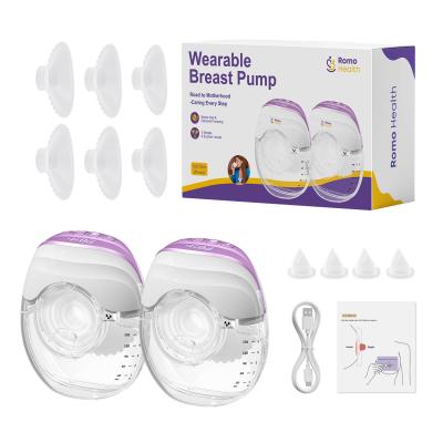 China Digital Wearable Electric Mom Breastfeeding Pump Machine Strong Suction for sale