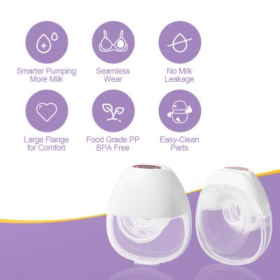 China Ergonomic Double Electric Breast Pump Milk Express Machine Leak Proof for sale
