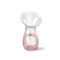 China OEM/ODM Manual Breast Pump with 238ml Big Capacity and 81mm Large Silicone Flange for Milk Collection for sale