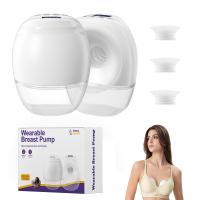 China Lightweight Travel Wearable Breast Pump Large Collection Cup For Comfortable Milk Expression for sale