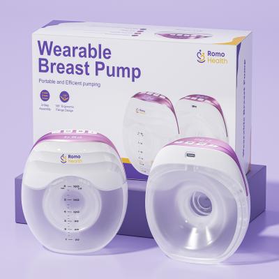 China High Suction Wearable Electric Breast Pump Machine Milk Extraction 180ml for sale