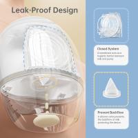 China Food Grade Silicone Milk Wearable Breast Pump Machine Independent Storing Cup for sale