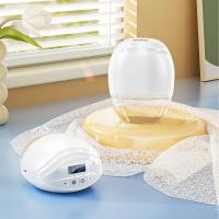 China Food Grade Silicone Milk Wearable Breast Pump Machine Independent Storing Cup for sale
