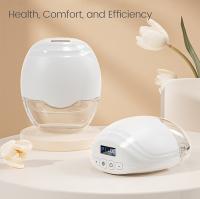 China Food Grade Silicone Milk Wearable Breast Pump Machine Independent Storing Cup for sale
