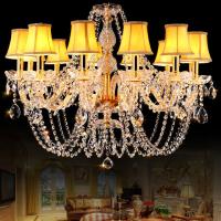 China Gold Crystal chandelier light Fixtures For Dining room Living room (WH-CY-17) for sale
