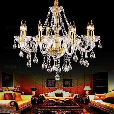 China Gold Bedroom Dining room Crystal Chandelier light fixtures (WH-Y-27) for sale