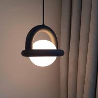 China Red Black Bedroom bedside balloon pendant lamp designer art lamps cafe bar small pendant light(WH-AP-365) for sale