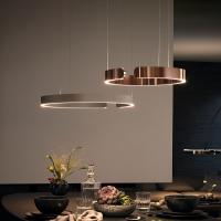 China Nordic decor Modern Round ring Pendant light Bedroom living room home Mito Soffitto Pendant Lamp（WH-AP-392） for sale