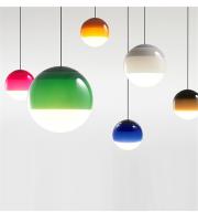 China Nordic Colorful Glass Ball Pendant Light Bedroom Restaurant Hotel Art Creative Dipping Pendant Light（WH-AP-393） for sale