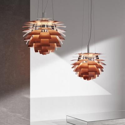 China Modern Pinecone designer  Aluminum Pendant Light for Living Room Office PH Artichoke Pendant Lamp（WH-AP-411） for sale