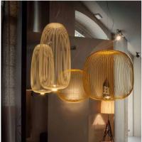 China Nordic Foscarini Spokes Bird Cage Pendant Light  Villa Dining Room Home Decor Spokes Pendant Lamp（WH-AP-418） for sale