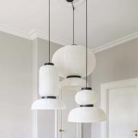 China Modern Design Art Rice Paper white pendant light for Decor Restaurant loft Formakami pendant light（WH-AP-432） for sale
