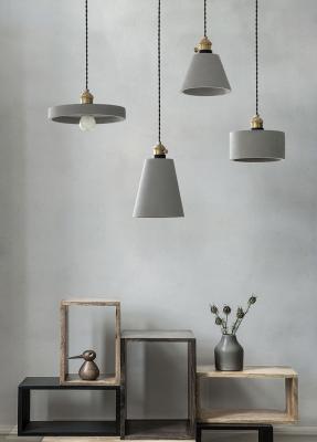 China Nordic Cement Pendant Lights  Creative Dinning Room Loft Concrete Vasa Minimalist Pendant Light（WH-AP-428） for sale