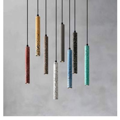 China Modern Designer Long Pendant Light Restaurant Bedroom living room BANG Concrete Pendant Lamp（WH-AP-434） for sale