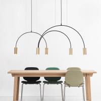 China Nordic Geometric Lines Arched Shape Pendant Light Dining room Bar Volta Pendant Light（WH-AP-430） for sale