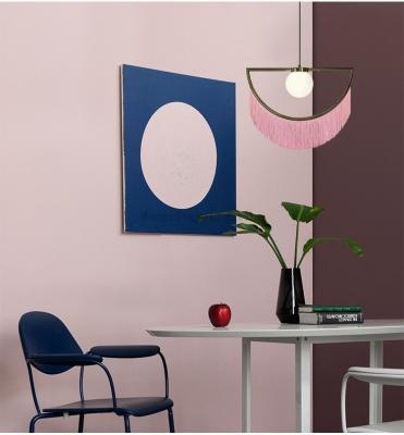 China Nordic Pink Tassel Single Pendant Light Postmodern Creative Bedroom Bedside Wink Pendant lamp（WH-AP-431） for sale