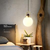 China Modern Cafe Semicircular Pendan Light Bedroom Kitchen Living room home Arc Globe Pendant Light（WH-AP-435） for sale
