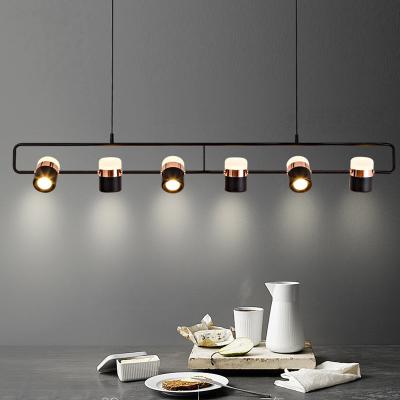 China Modern Rotatable Spotlight Restaurant Cafe Bar Art Designer Living Room Ling P1 LED Pendant Light（WH-AP-438） for sale