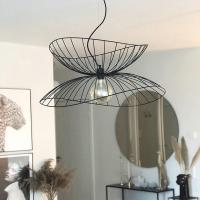 China Postmodern Living Room Pendant Lamp Bedroom Iron Gold Black Silver Ray metal pendant light（WH-AP-440） for sale