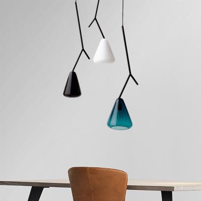 China Modern Glass Pendant Lights Kitchen Living Room Decor Bedroom Bedside VANAMO PENDANT Lamp（WH-AP-442） for sale