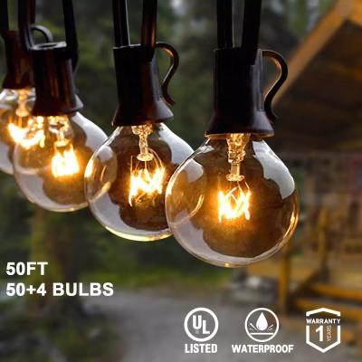 China Festoon Pendant Lamp Christmas New Year Wedding Garden Backyard G40 Outdoor String Lights（WH-AP-451） for sale