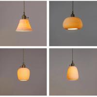 China Modern Handmade Ceramic Pendant Lights Living Room Bedside Mountain Shadow Pendant Lamp（WH-AP-454） for sale