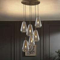 China Modern Creative Glass Pendant Lamp E14 For Bedroom Cofe Bar Anoli Pendant Lamp（WH-AP-471） for sale