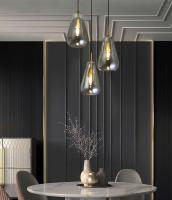 China Modern Creative Glass Pendant Lamp E14 For Bedroom Cofe Bar Anoli Pendant Lamp（WH-AP-471） for sale