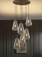 China Modern Creative Glass Pendant Lamp E14 For Bedroom Cofe Bar Anoli Pendant Lamp（WH-AP-471） for sale