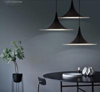 China American Country Black White Pendant Light Restaurant Bar Hotel Semi pendant Lamp（WH-AP-461） for sale
