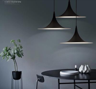China American Country Black White Pendant Light Restaurant Bar Hotel Semi pendant Lamp（WH-AP-461） for sale