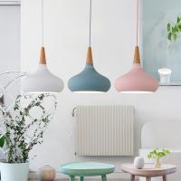 China Modern wood aluminum pendant lights dining room kitchen aisle bedhead Orient pendant Lamp（WH-AP-465） for sale