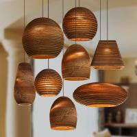 China Paper honeycomb pendant lights cardboard living room restaurant cafe Moon24 pendant Lamp（WH-AP-469） for sale