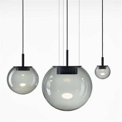 China Nordic Glass Pendant Lights Designer Restaurant Bedroom Bedside Brokis Orbis Pendant Lamp(WH-GP-158) for sale