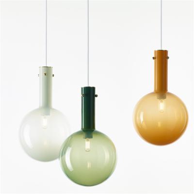 China Modern stained glass pendant lights bedroom living room bedside Dechem Studio Sphaerae Pendant Lamp(WH-GP-123) for sale