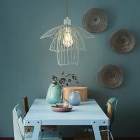 China Nordic Fashion Simple Iron Pendant Light Cloakroom Parlor Corridor Bedroom Papillon pendant Lamp（WH-AP-483） for sale