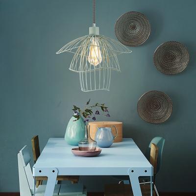 China Nordic Fashion Simple Iron Pendant Light Cloakroom Parlor Corridor Bedroom Papillon pendant Lamp（WH-AP-483） for sale