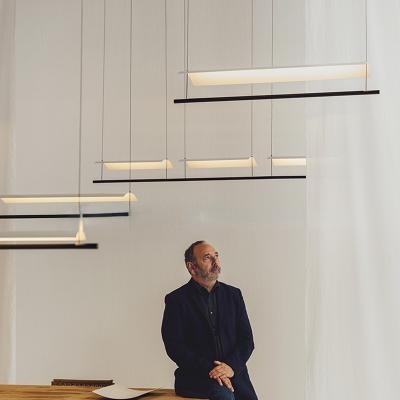 China Modern Eaves Tile Lampshade Minimalist Pendant Light Office Dining Room Cole L amina Pendant Lamp（WH-AP-484） for sale