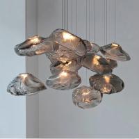 China Design Smoky Grey Glass Pendant Light Art Restaurant  Living Room 73 Random Pendant Light(WH-GP-150) for sale