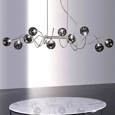 China Magic Beans Chandelier Nordic Glass Ball Light Bedroom Living Room Big Bubbles HL Chandelier（WH-AP-495） for sale