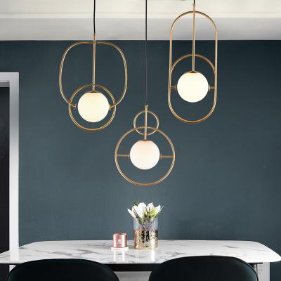China Modern Round Glass Ball Chandelier for Living Room Bedroom Cafe Lilac Loop Chandelier(WH-MI-331) for sale