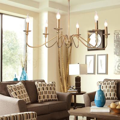 China Modern Simple Pendant Lamp Living Room Kitchen Dining Room Lamp American Iron Chandelier(WH-CI-152) for sale