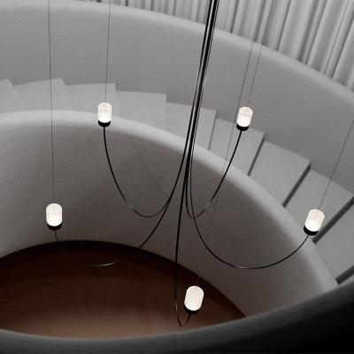 China Nordic led black spider chandeleir minimalist design dining room decoration Moooi Gravity Chandelier(WH-MI-337) for sale