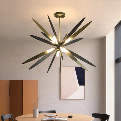 China Nordic Black Dragonfly Art Chandelier Luxury Living Room Restaurant Cafe Libellule Chandelier(WH-MI-343) for sale